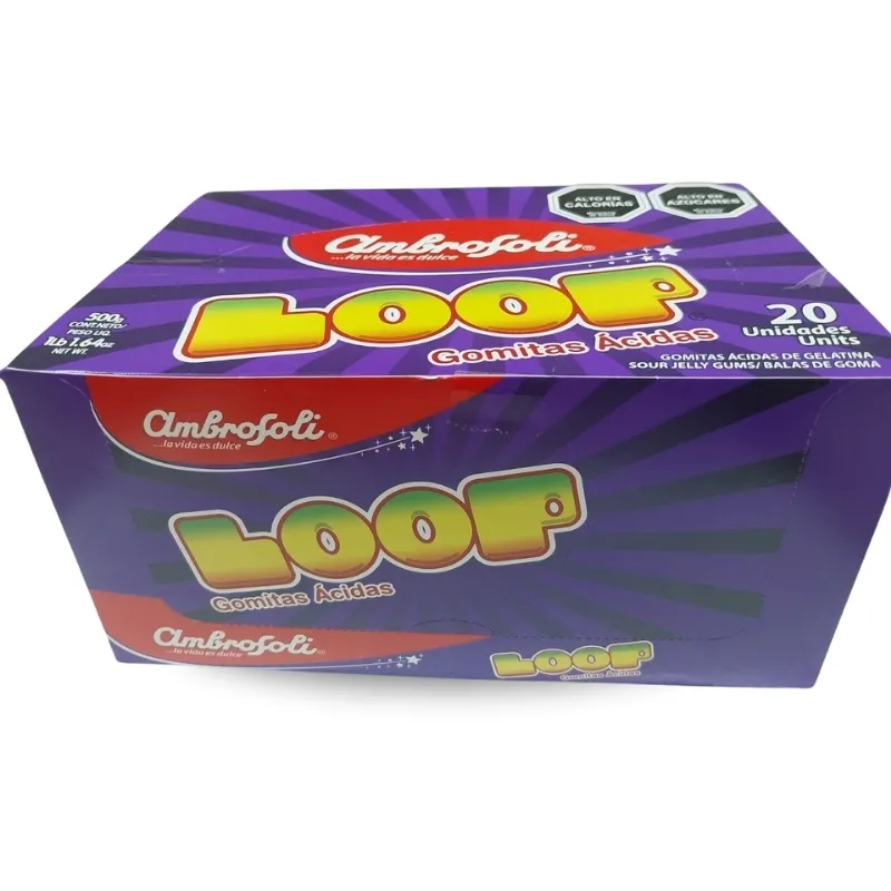 Gomitas Acidas Loop - Ambrosoli, confites_y_cocktail - EligeMarket.cl